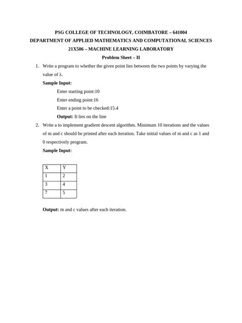 problem sheet ii pdf