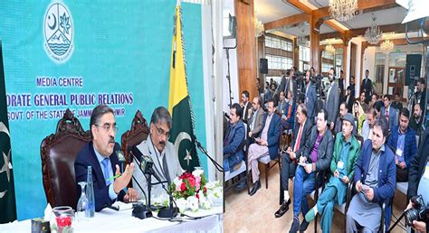Caretaker Prime Minister Anwaar Ul Haq Kakar Addresses A Press