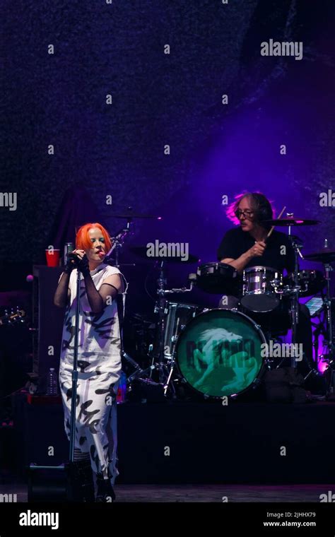 Shirley Manson Lead Singer And Producerdrummer Butch Vig Of