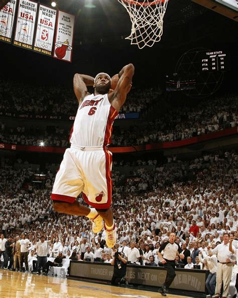 Lebron James Wallpaper Heat Dunk
