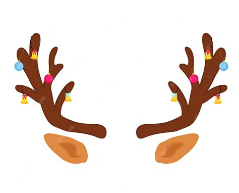 Rudolph Antlers Template