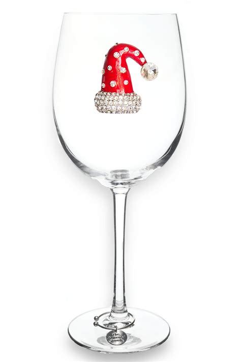 The Queens Jewels Jeweled Wine Glasses Rhinestone Bedazzled T