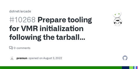 prepare tooling for vmr initialization following the tarball generation