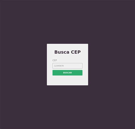 GitHub Brnocsta Busca Cep Um Buscador De CEP Que Utiliza A API Da ViaCEP