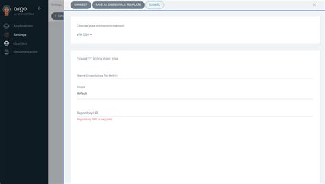 Argocdからgithubのprivate Repositoryに対して、ssh Keyを使って接続する
