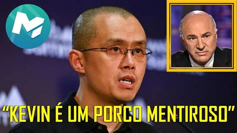 Cz O Ceo Da Binance Expoe As Mentiras De Kevin Oleary Ao Vivo