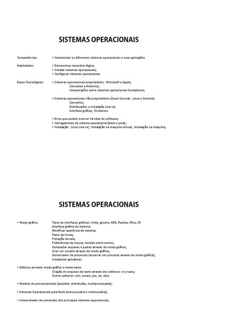 Sistemas Operacionais 1 Pdf