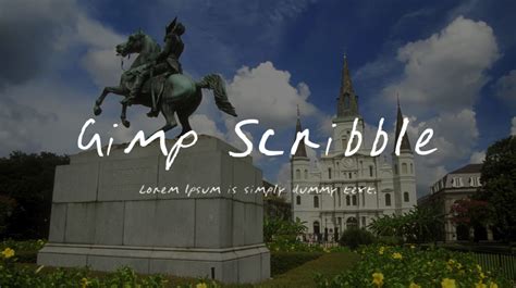 Gimp Scribble Font Download Free For Desktop And Webfont