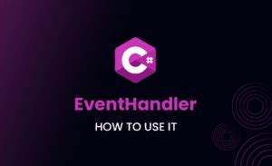 Eventhandler In C What It Is And How To Use It