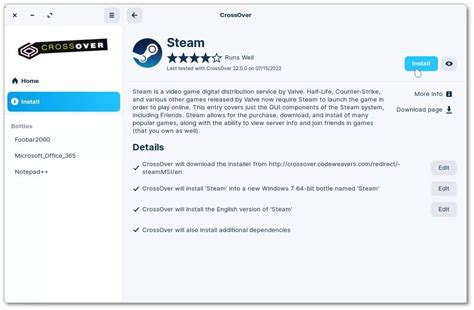crossover 22 released for enjoying windows apps and games on linux r