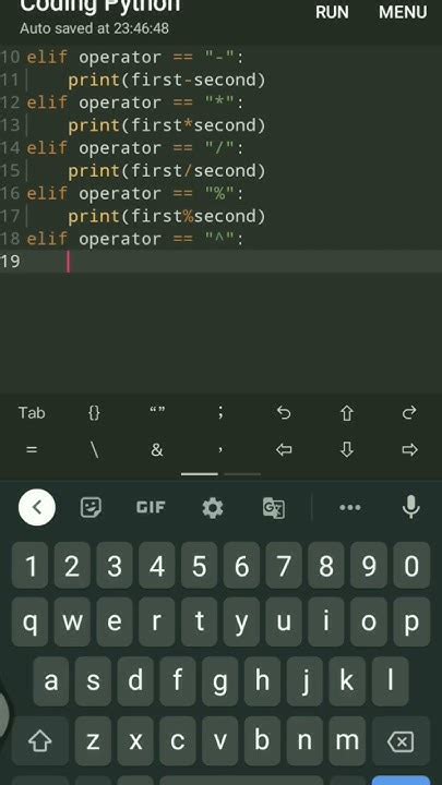 minicalculator usingpython python coding👨‍💻 youtube