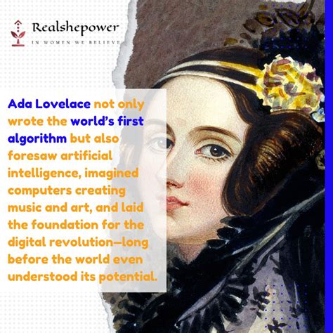 The Fearless Ada Lovelace The Woman Who Saw The Future