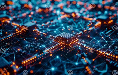 Blockchain Security Concept With Encrypted Data Blocks And Cyber