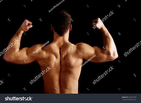 Sexy Naked Muscular Man Showing His Stock Photo Shutterstock