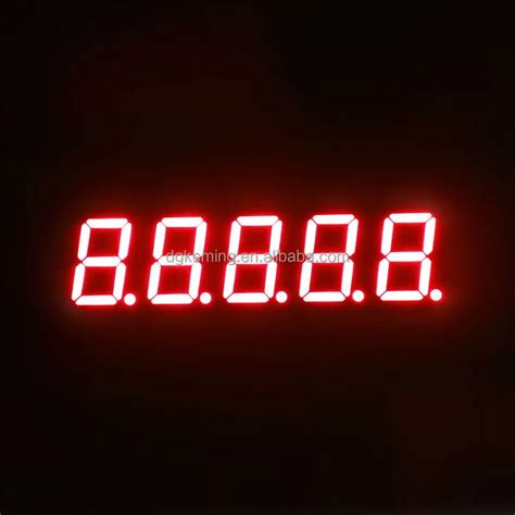 Oem 5 Digit 7 Segment Led Display Customized Factory Supplier