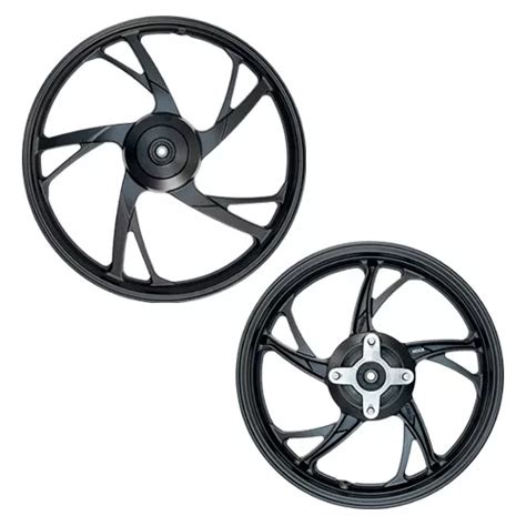 Par Aro Rodão Honda Pop 100 Pop 110i Pé De Galinha Preto Parcelamento