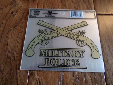 U S Army Military Police Window Decal Bumper Sticker Official Army Pro