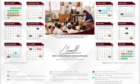 Calendario Escolar 2023 2024 De Educaci N B Sica