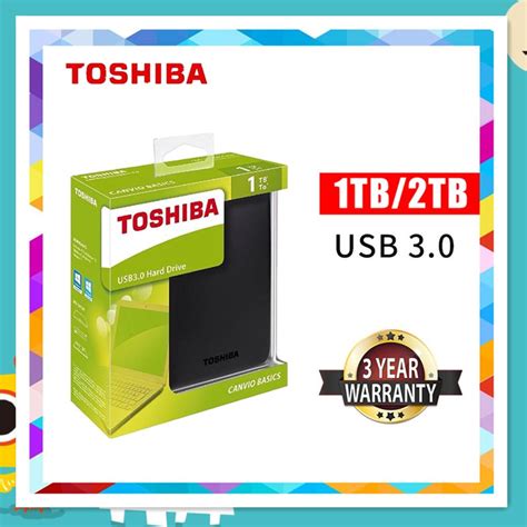 Jual Toshiba Canvio Basic 1TB 2TB HD Hardisk Eksternal HDD External