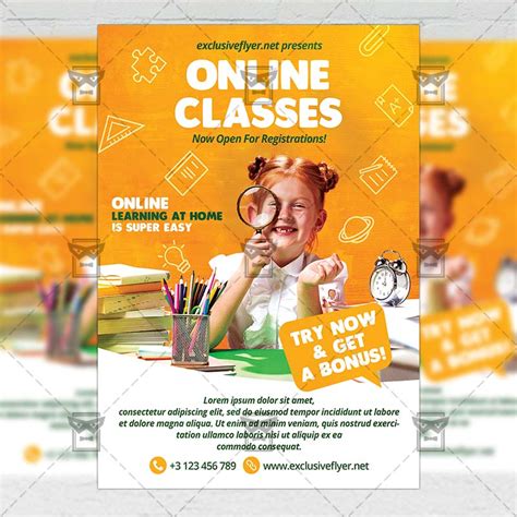 Download Online Classes Flyer Psd Template Exclusiveflyer Online
