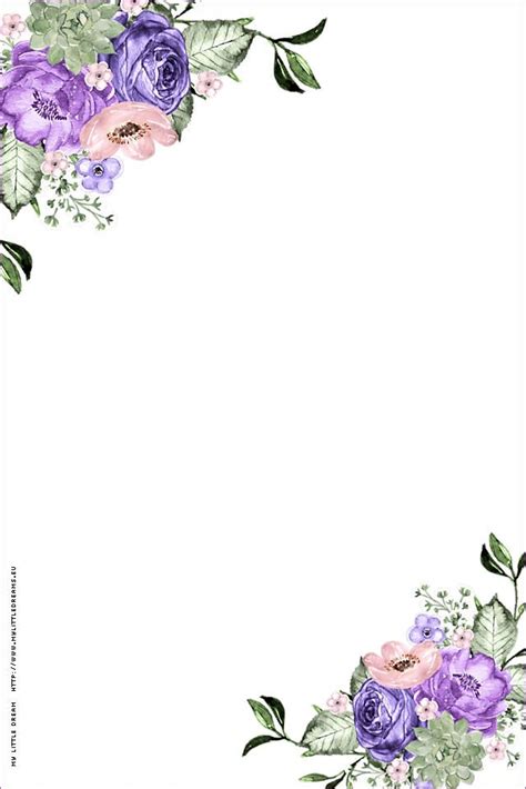 Carta Da Lettera6 Dibujo Floral Fondos Para Tarjetas Invitación Floral
