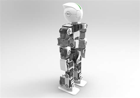 Heol人形机器人三维建模图纸 Solidworks设计solidworks 2015模型图纸下载 懒石网