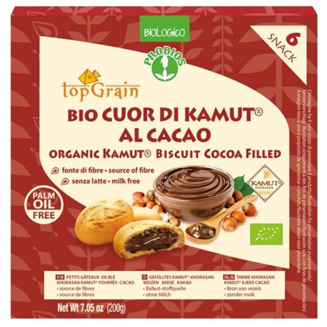 Topgrain Cuor Di Kamut Al Cacao Probios 6x33g Farmacia Loreto