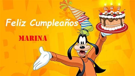 Feliz Cumpleaños Marina Imágenes de bonitas para descargar gratis