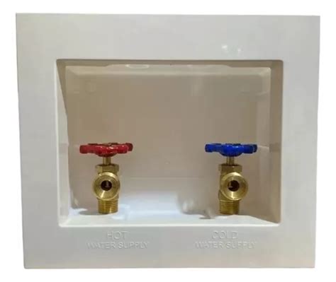 Desague Para Lavadora Con Llaves De Agua Panel Empotrable Meses Sin