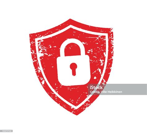 웹 보안 쉴드 아이콘 모양 기호 집합입니다 경찰 배지 로고 기호 컬렉션 벡터 일러스트 이미지입니다 흰색 배경에 격리 그런지 고무 스탬프 스타일 경찰 배지에 대한 스톡 벡터