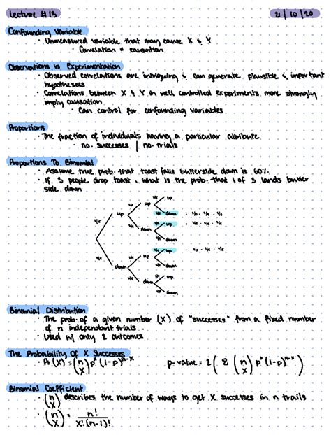 Envr Week 7 Biostatistic 2500 With Prof Scarpino Lecture 13 21 10