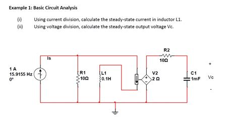 Solved Basic Circuit Analysis Using Current Division Cal
