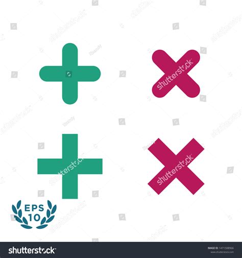 Add Remove Icon Symbol Logo Template Stock Vector Royalty Free Shutterstock