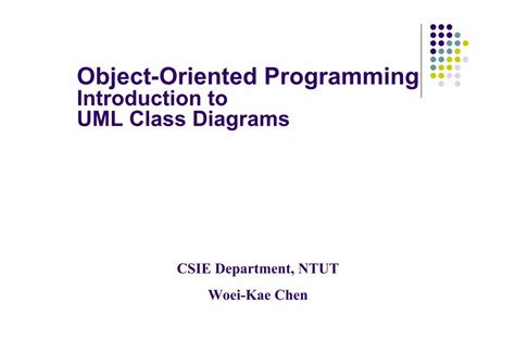Pdf Object Oriented Programming Introduction To Uml Ycchengoop2006f