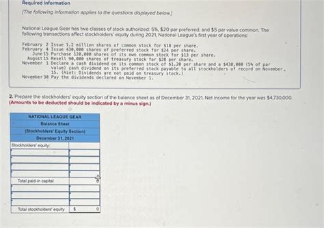 Solved The Following Information Applies To The Questions Chegg