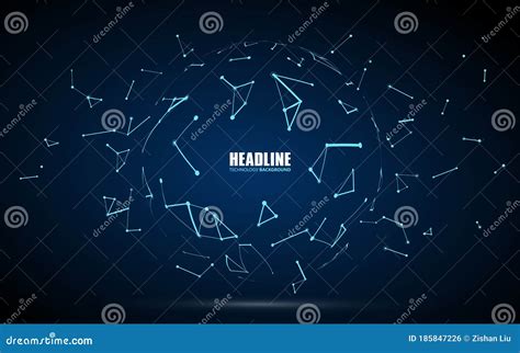 Internet Connection Abstract Sense Of Science And Technology Graphic Design Stock Vector