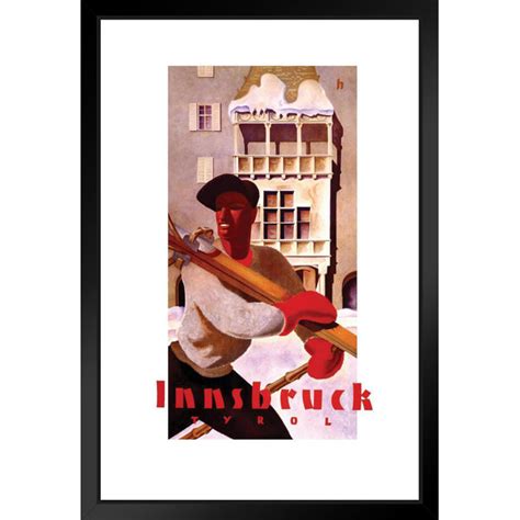 Poster Foundry Innsbruck Tyrol Austria Alps Vintage Single Picture