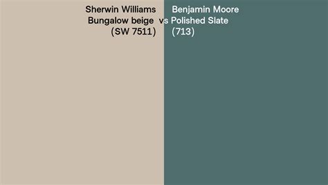 Sherwin Williams Bungalow Beige Sw 7511 Vs Benjamin Moore Polished
