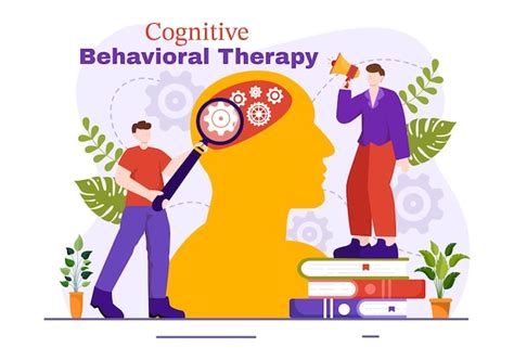 Premium Vector CBT Or Cognitive Behavioural Therapy Vector