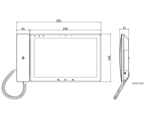 Hikvision Ds Km9503 Video Intercom Main Station With Microphone And Handset Connectecuk Hikvision Ds Km9503 Video Intercom Main Station With Microphone And Handset Connectecuk