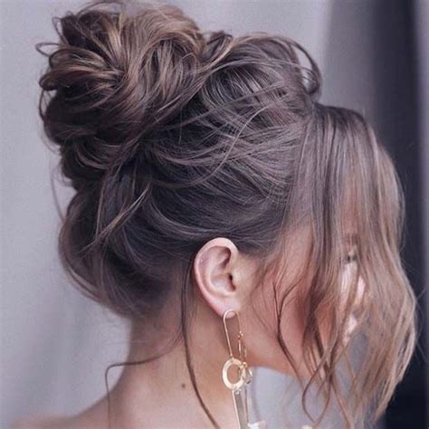 11 Wonderful Messy Cute Bun Hairstyles