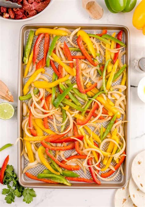 Sheet Pan Beef Fajitas The Country Cook