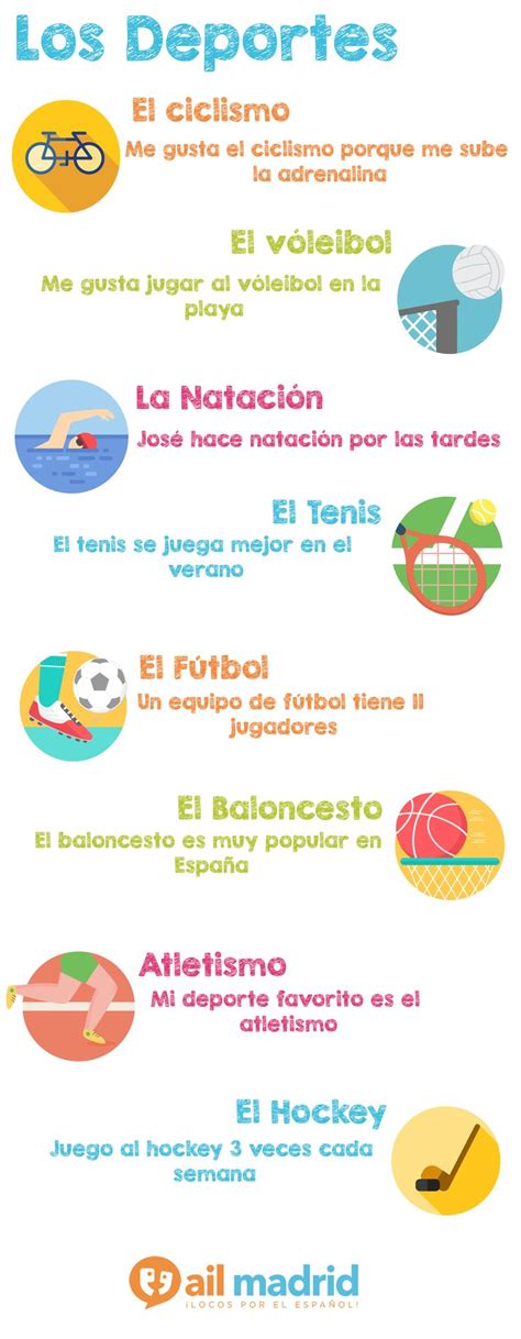 ¿qué Deportes Te Gustan Hacer Which Sports Do You Like To Do