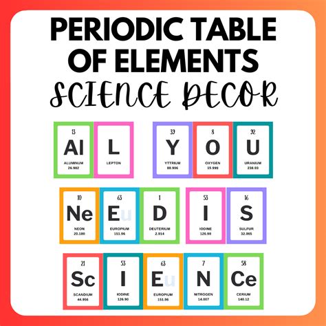 Science Table