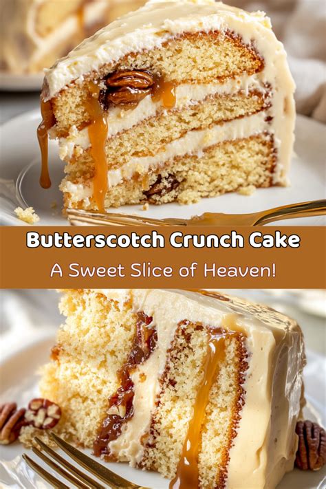 Butterscotch Crunch Cake A Sweet Slice Of Heaven The Recipe Mingle