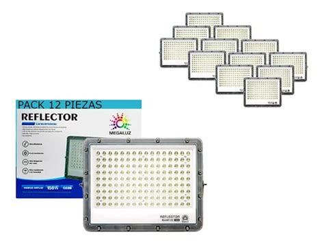 Reflector Luminaria Led w w Exteriores Ip Piezas Envío gratis