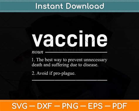 Vaccine Definition Nurse Doctor Vaccination Svg Cutting File Artprintfile