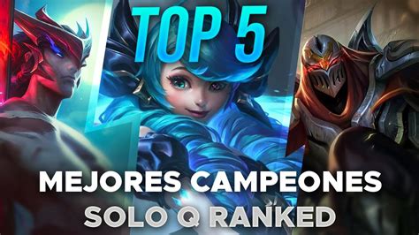 Top 5 Mejores Campeones Para Ganar Solo Q Ranked En Wild Rift Season 7