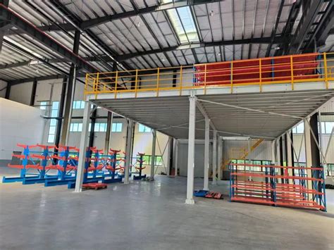 Warehouse Steel Mezzanine Floor Flooring Storage Rack Mezzanine Floor
