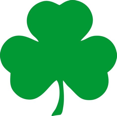 Printable Three Leaf Clover